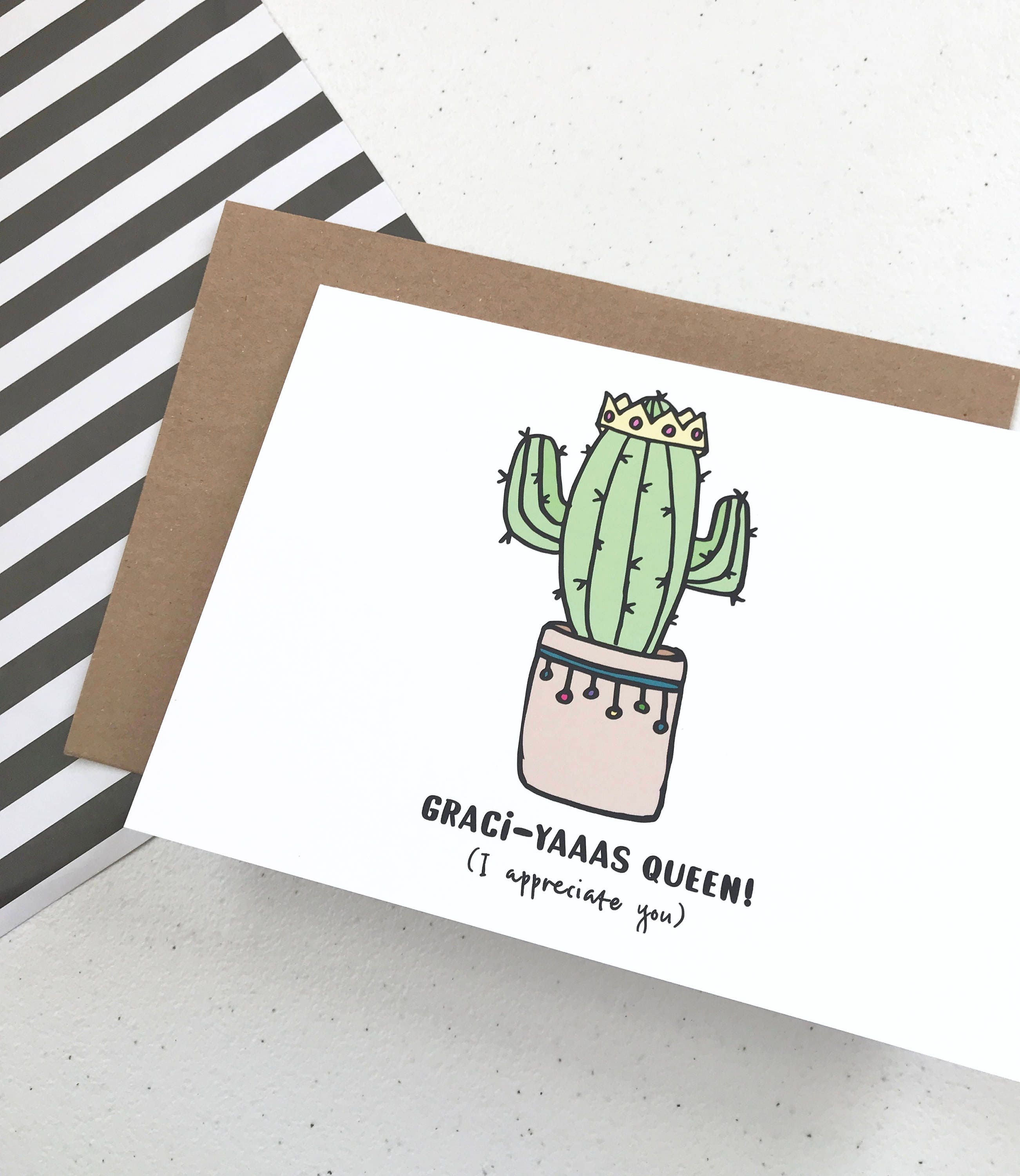 Graci-yaaas Queen I Appreciate You Just Because/thank You - Etsy