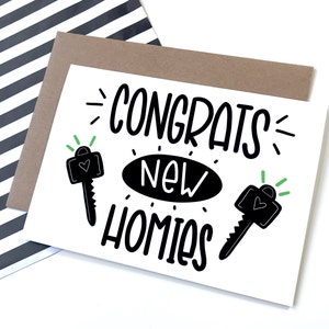 Congrats New Homies - New Home/first Time Home Buyers/congratulations ...