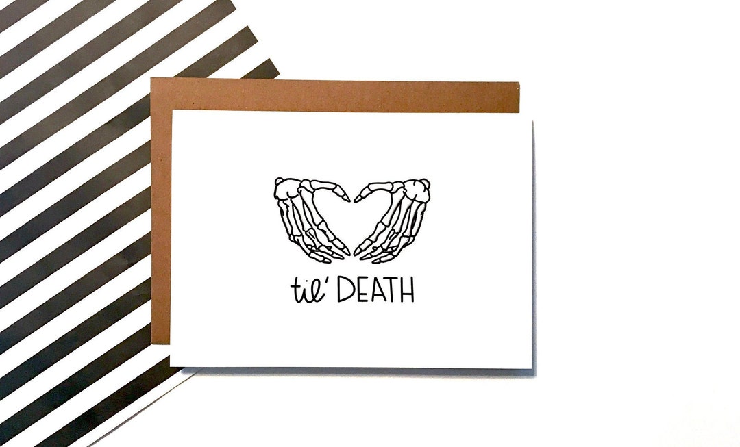 Til' Death - Wedding Card | Wedding | Engagement Card | Anniversary ...