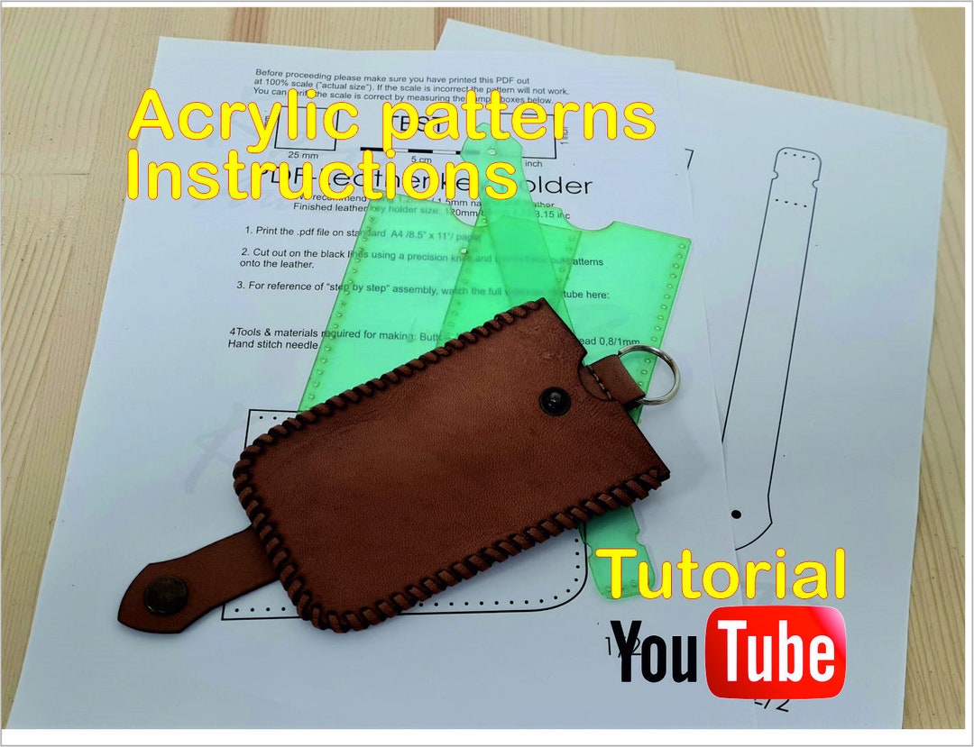 Acrylic Template -leather Key Holder, Acrylic Template -leather Key ...