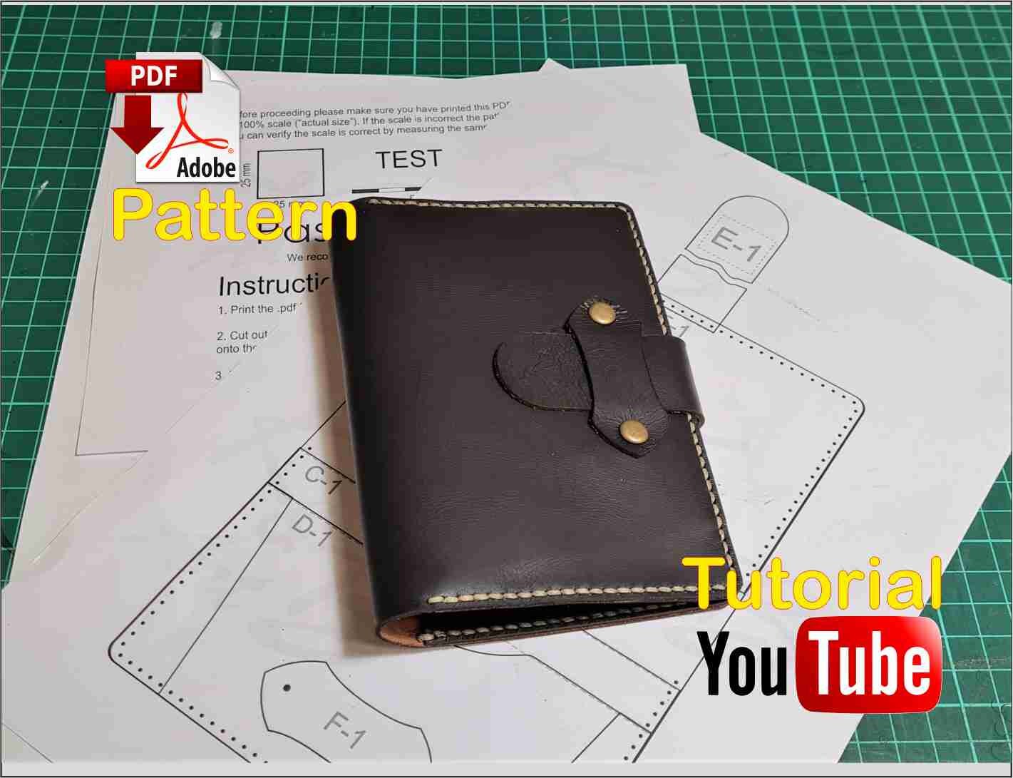 PDF Pattern passport Wallet PDF Pattern-passport Cover PDF | Etsy