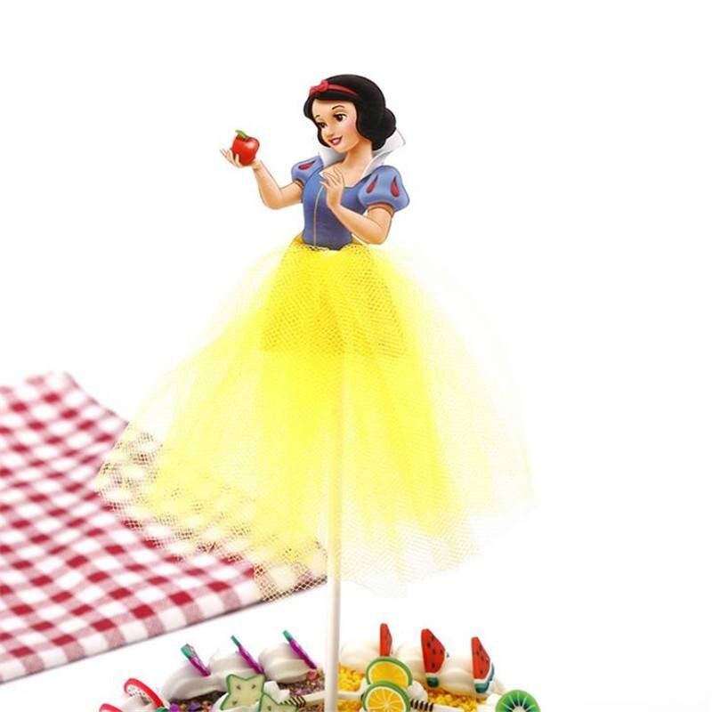 Girls Cake Topper Princess Happy Birthday Fairy Tale Boys Cake Toppers ...