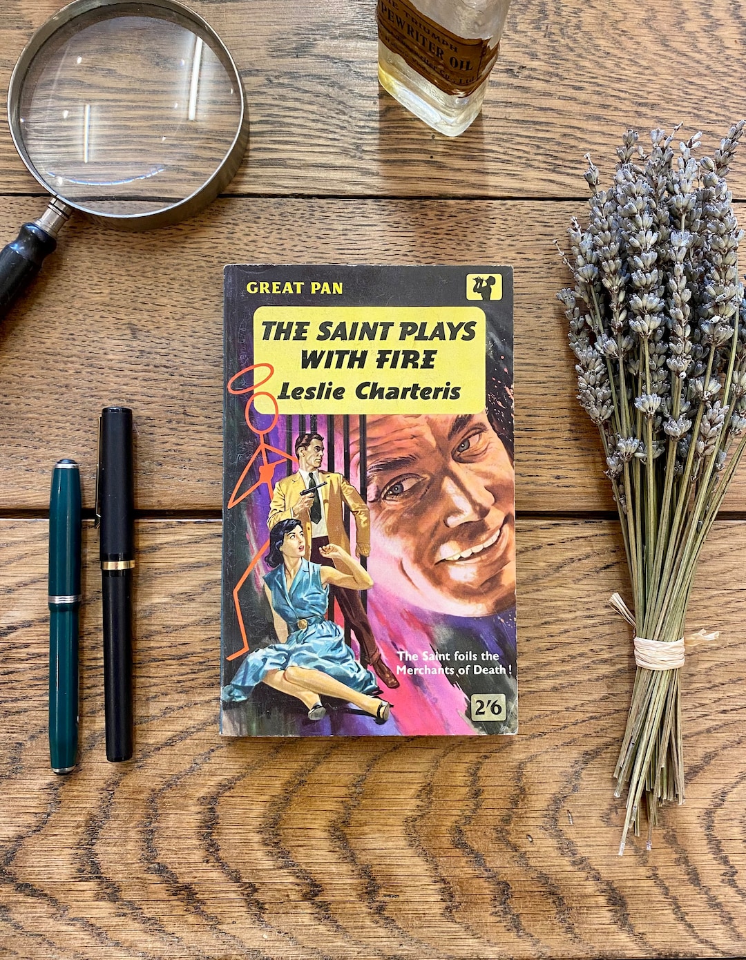 The Saint Plays With Fire - Leslie Charteris - 1959 1st Edition Vintage ...