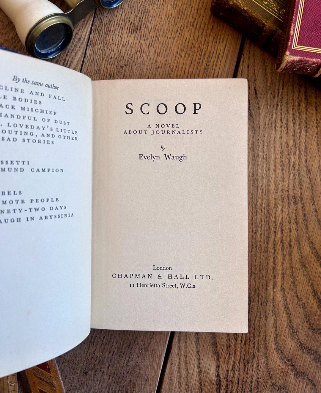 Scoop - Evelyn Waugh 1933 1st Ed Vintage Classic Book - Etsy
