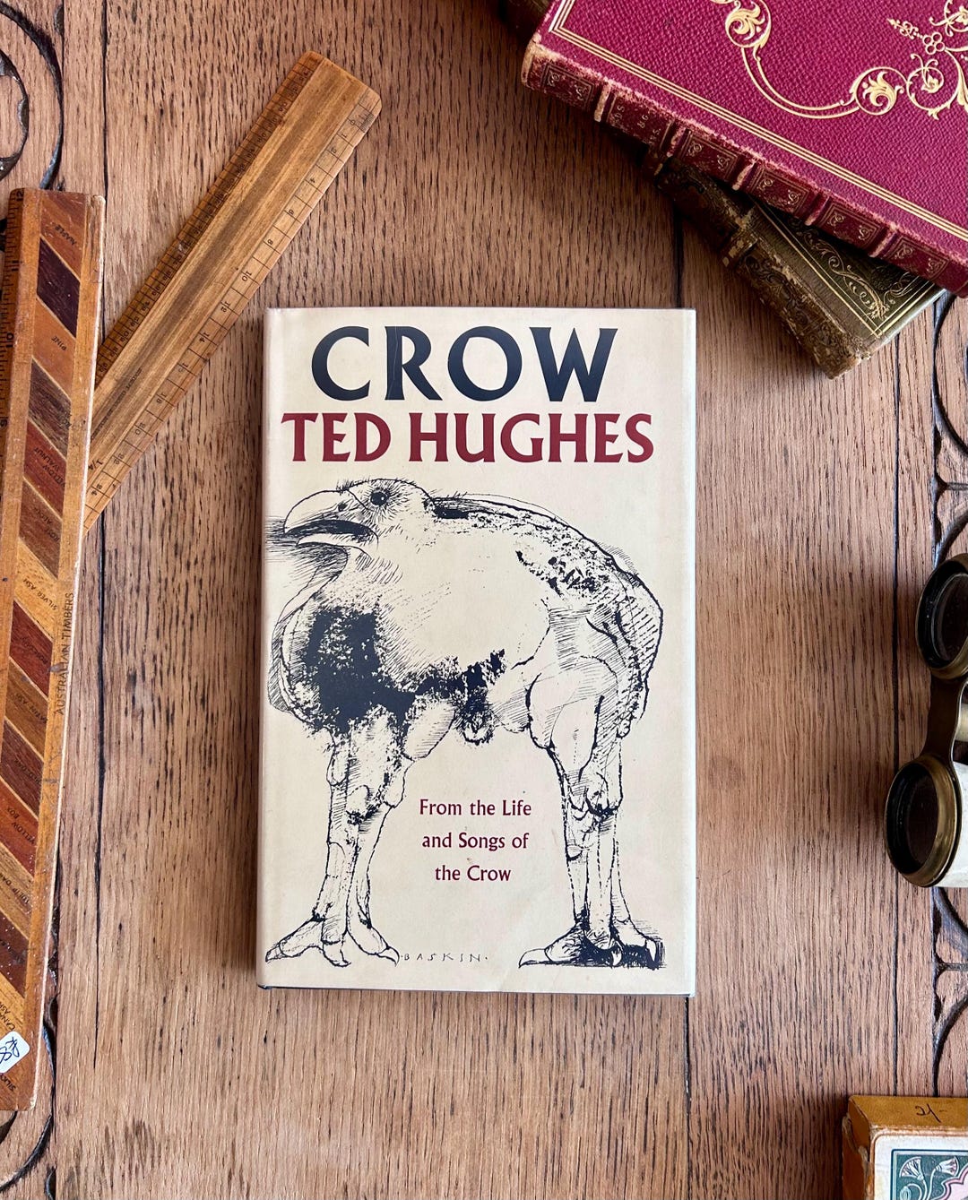 Crow - Ted Hughes 1st 1970 Rare Book - Etsy