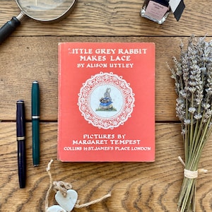 Little Grey Rabbit Makes Lace - Alison Uttley - 1962 Vintage Classic ...