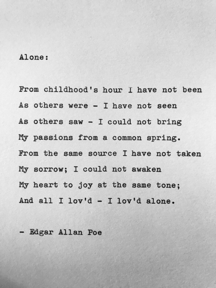 Edgar Allan Poe Poems