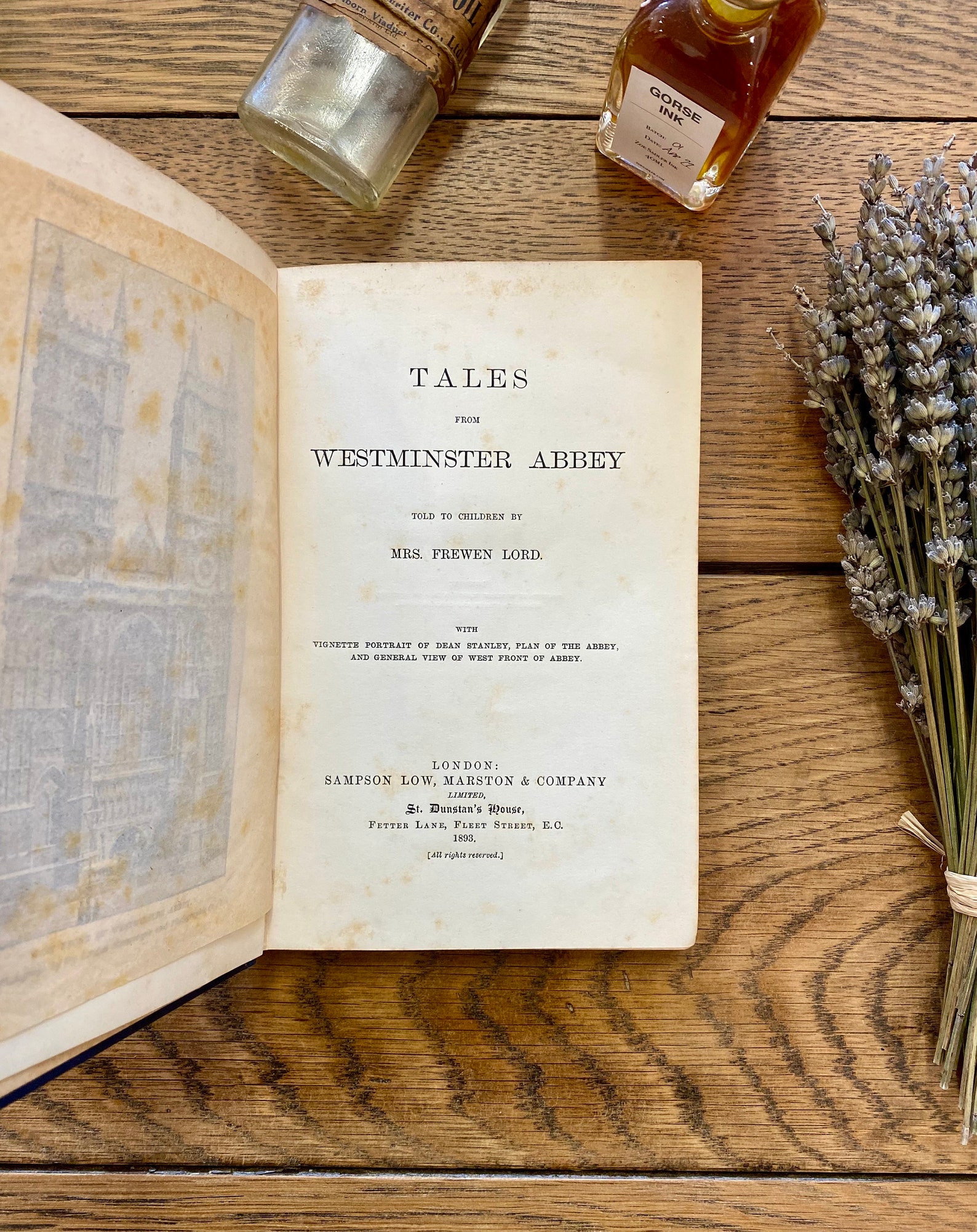 Tales From Westminster Abbey - Mrs. Frewen Lord - 1893 Vintage Classic ...