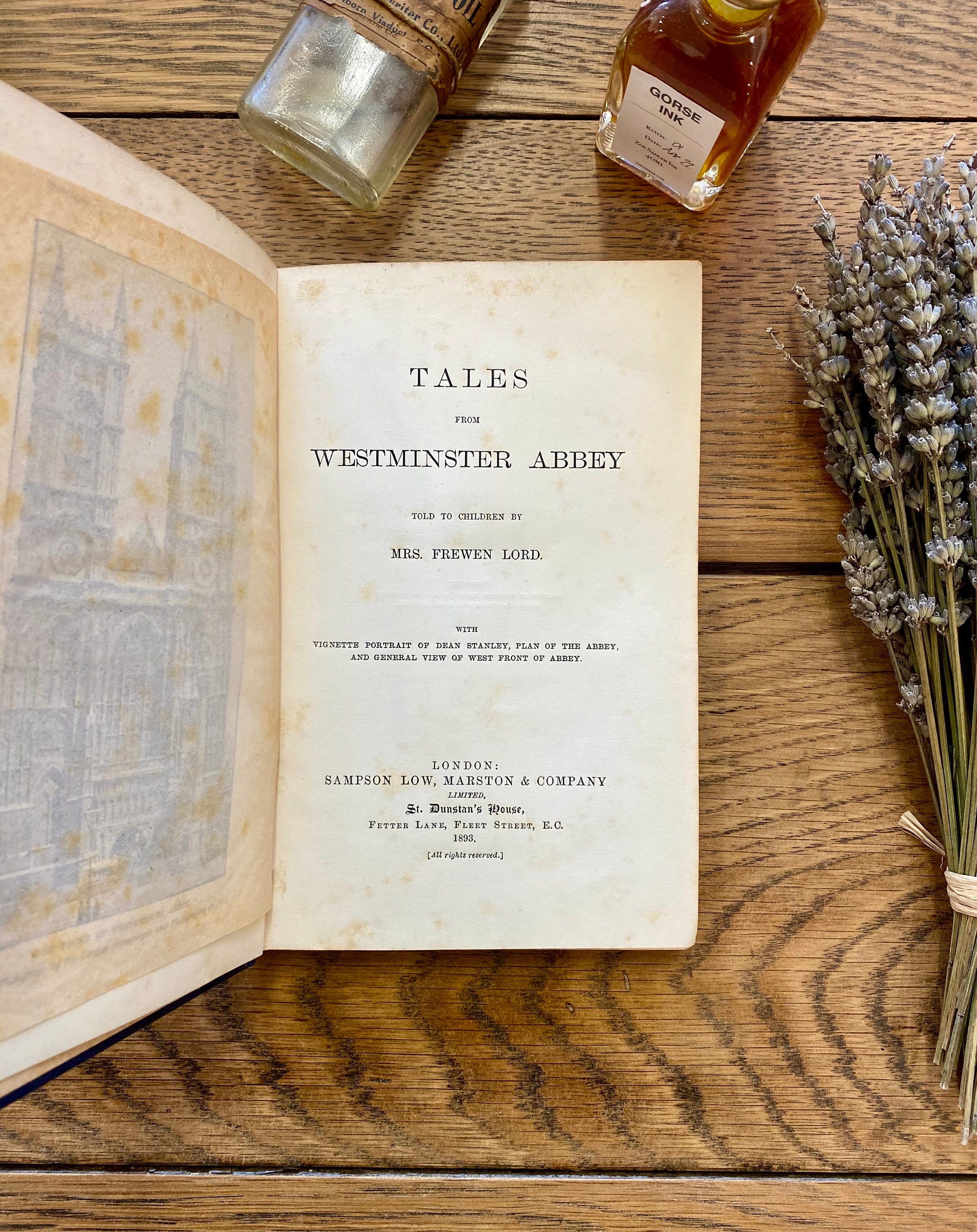 Tales From Westminster Abbey - Mrs. Frewen Lord - 1893 Vintage Classic ...