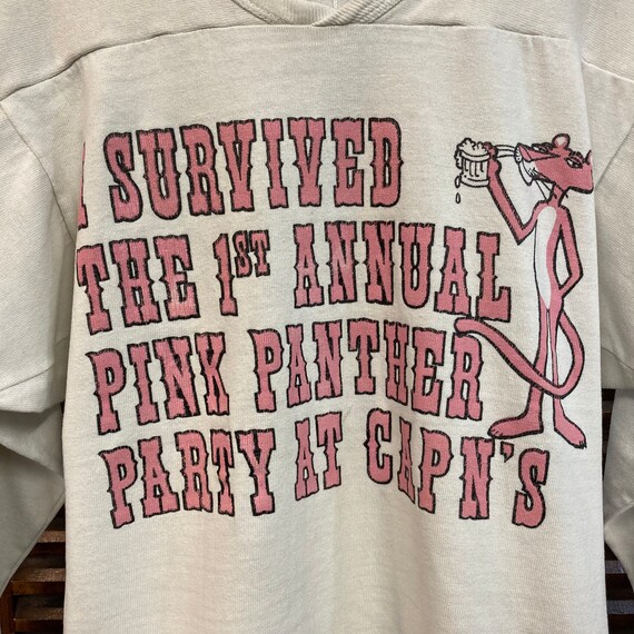 Vintage 1970’s “Pink Panther” Cartoon Party Jersey T-… - Gem