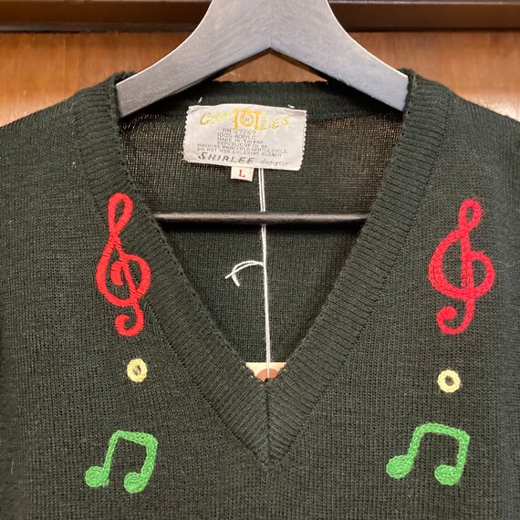 Vintage 1960’s “Let’s Make Music” Music Notes Black V… - Gem