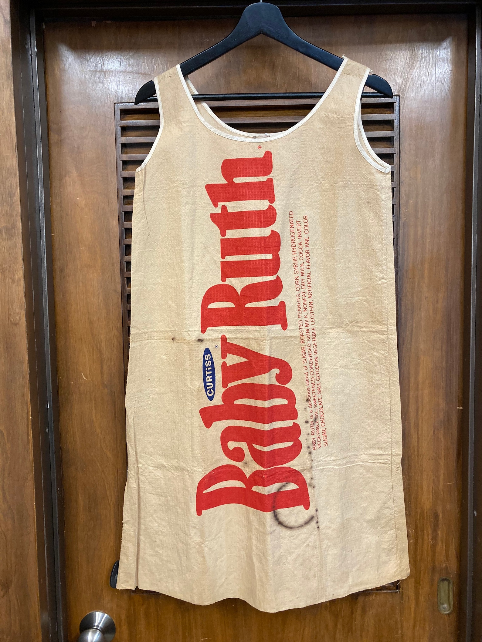 Vintage 1960s Baby Ruth Candy Pop Art Mod Shift Paper Dress | Etsy