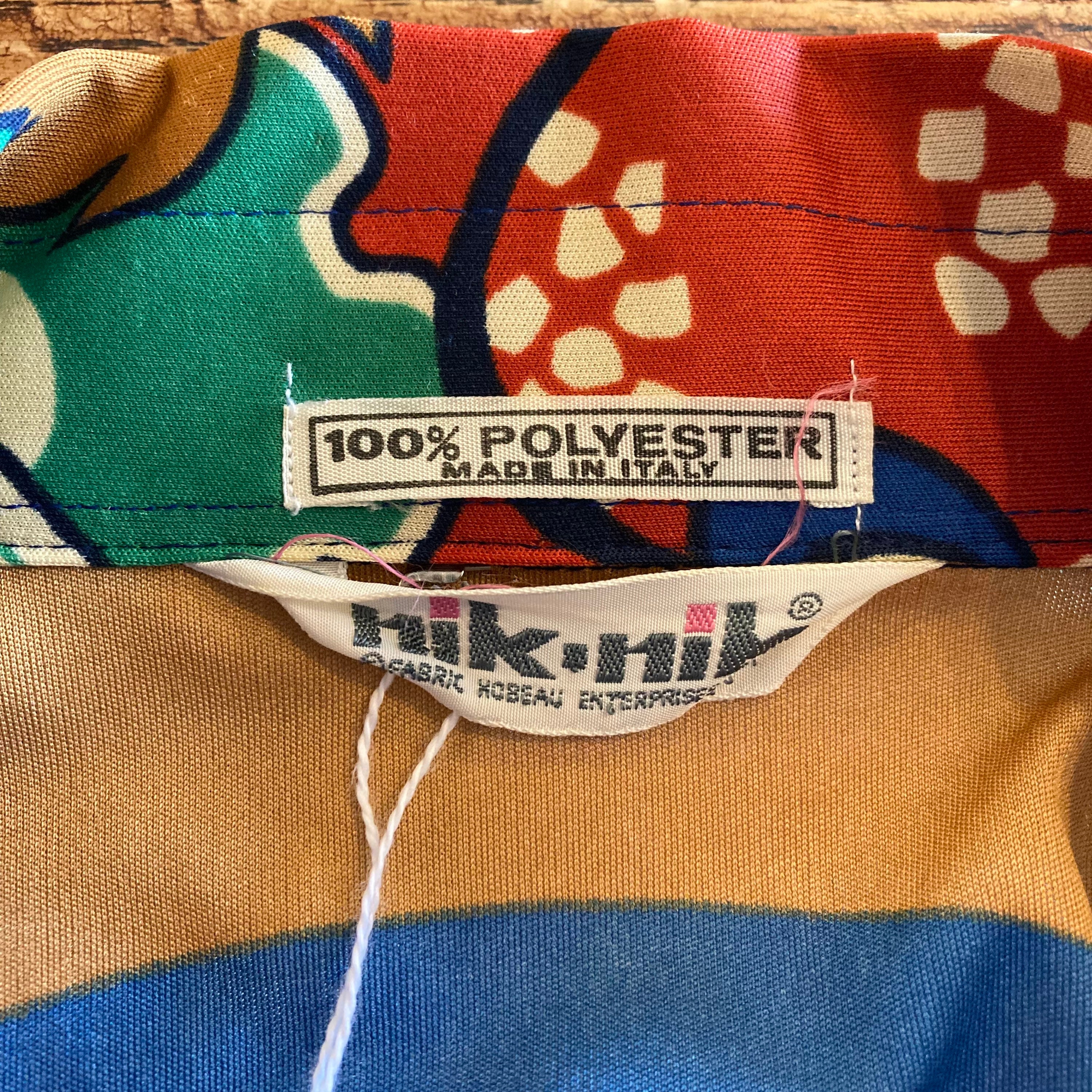 Vintage 1970’s Made in Italy “nik Nik” Geisha Girl Japan Design Poly ...