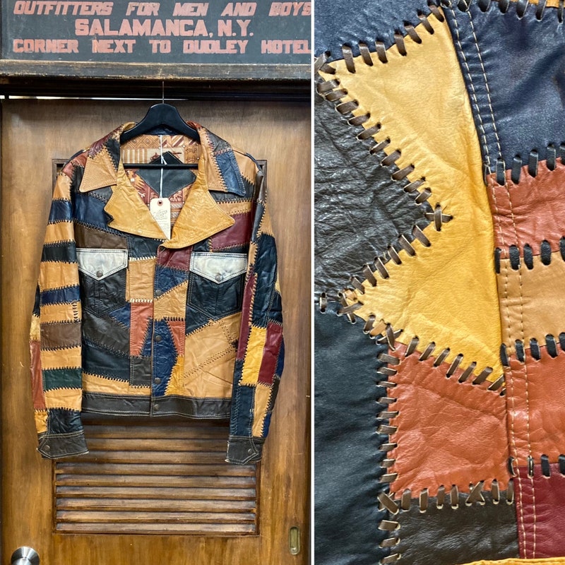 Patchwork Leather - Etsy UK