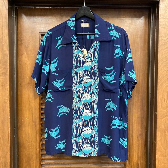 Vintage 1950’s “Arrow” Atomic Underwater Fish Pattern… - Gem