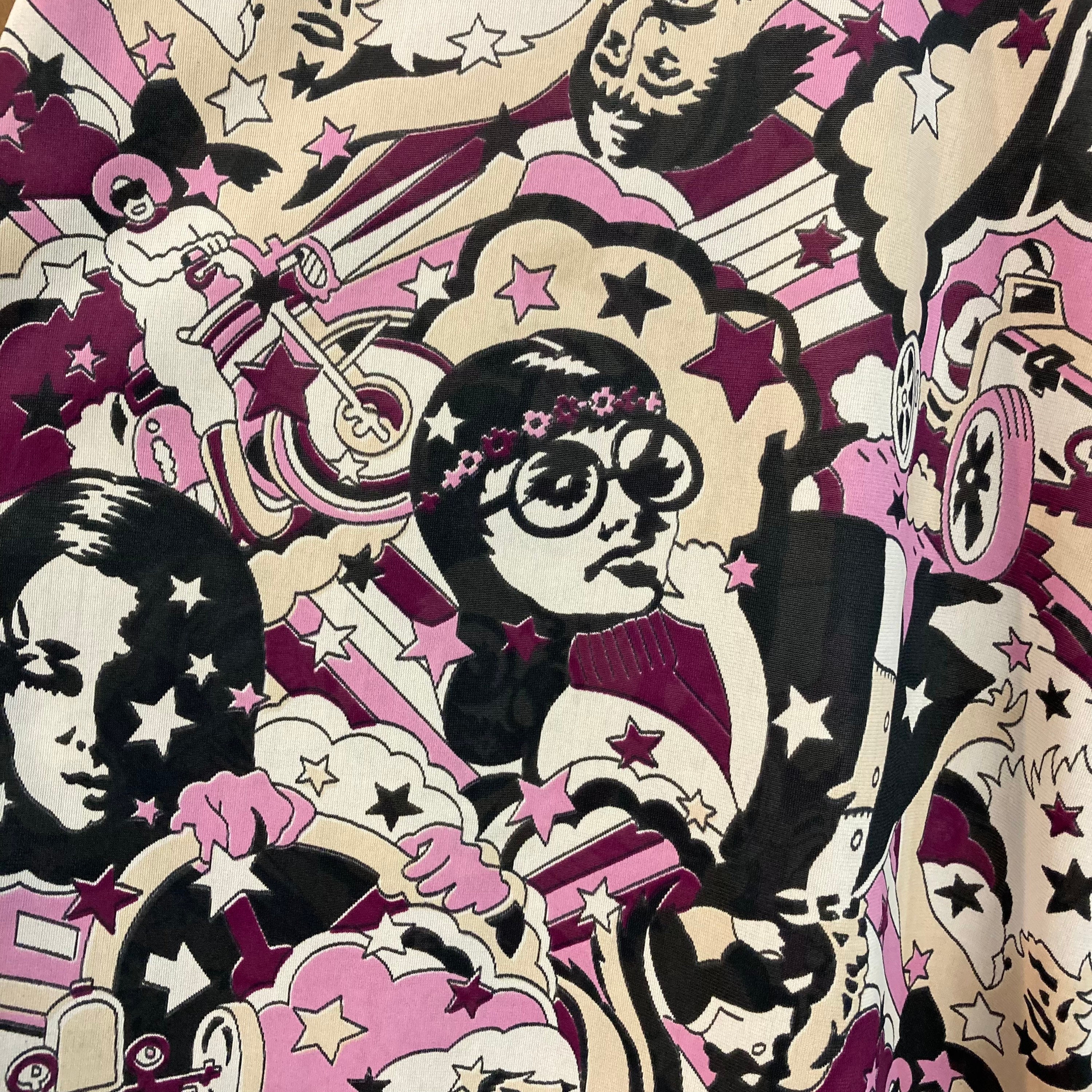 Vintage 60er Jahre Ultimate Glam Mod Hippie Poly Pop Art Cartoon Tank ...