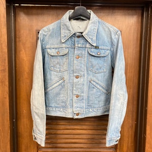 Vintage 1970’s “wrangler” Led Zeppelin Angel Embroidered Denim Trucker ...