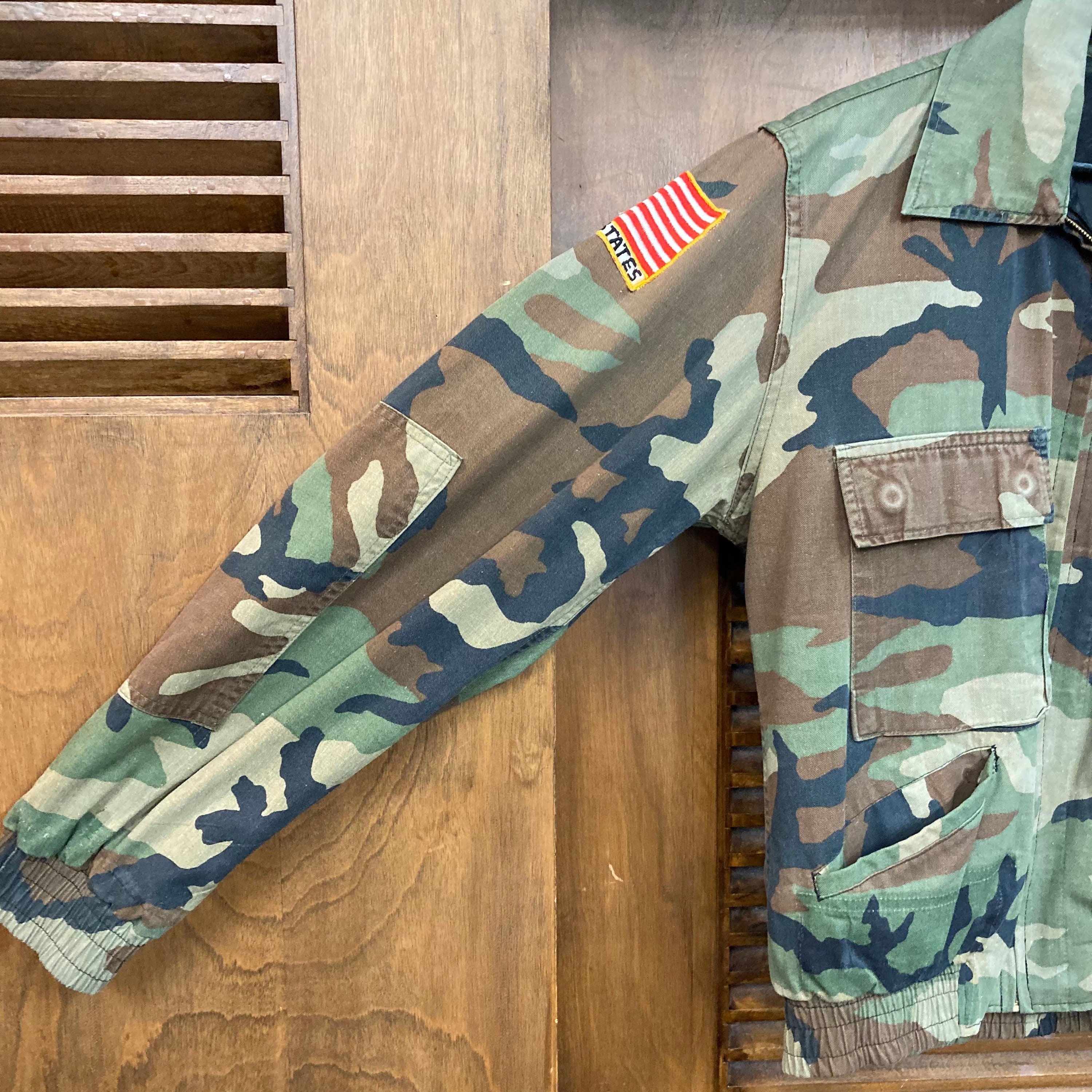 Vintage 1980’s Camo Tour USMC Souvenir Military Eagle Embroidery ...