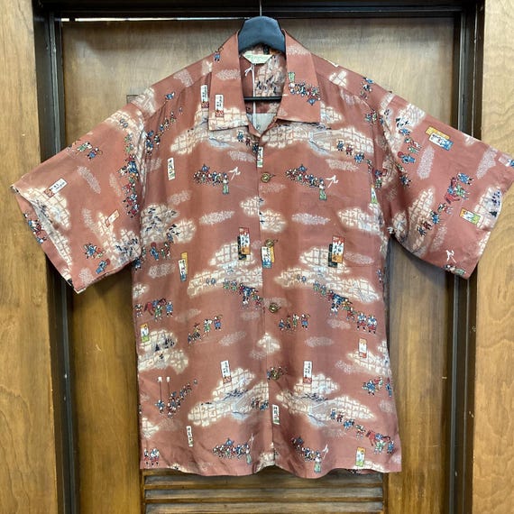 Vintage 1950’s “Hookano” Asian Japanese Silk Loop Col… - Gem