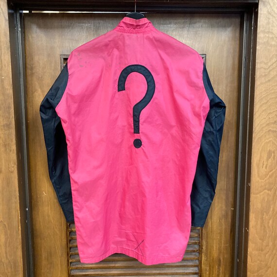 Vintage 1980’s Pink x Black Question Mark Jockey Hors… - Gem