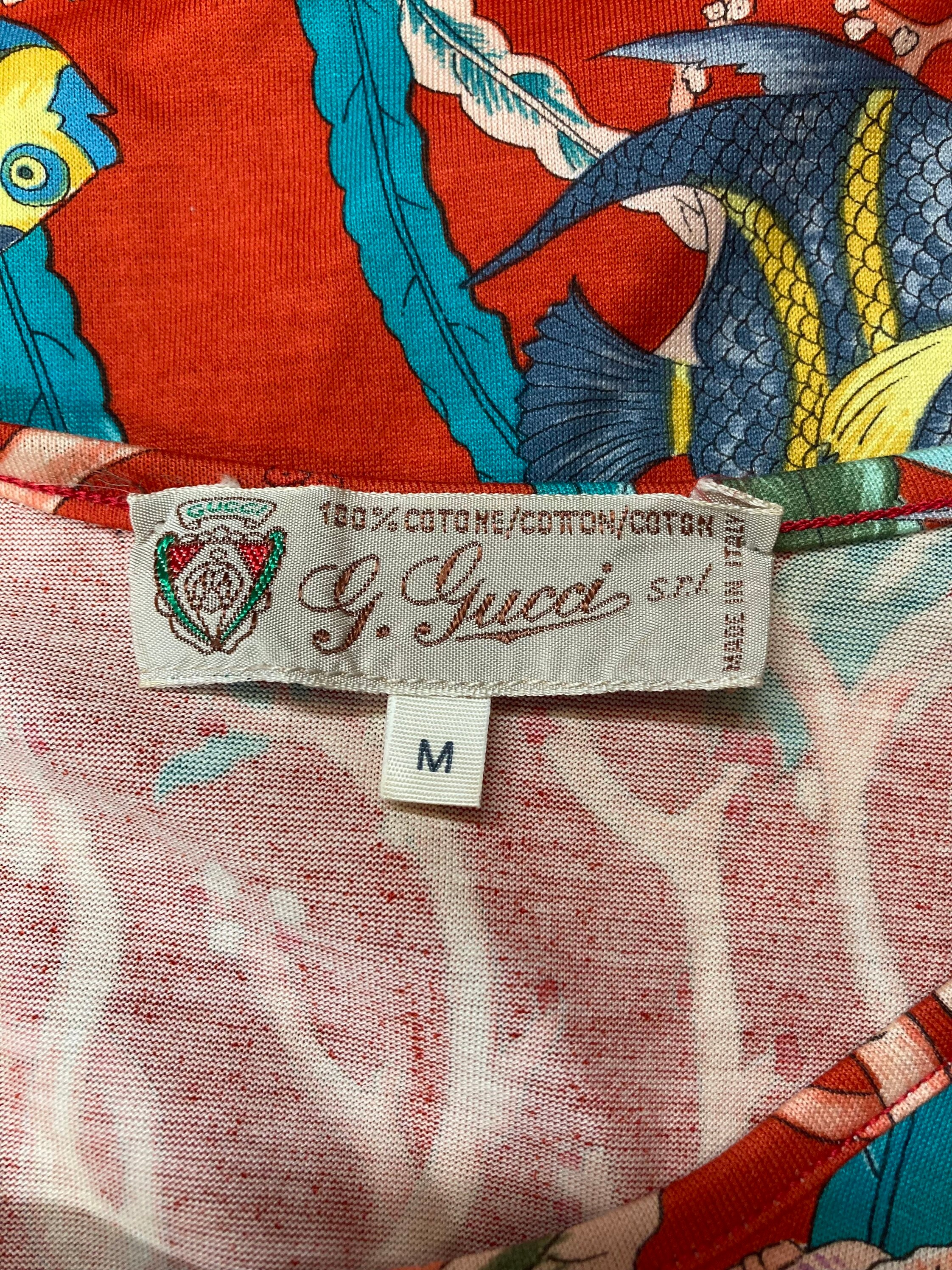 Vintage 1970s Made in Italy Gucci Label Cotton Knit - Etsy