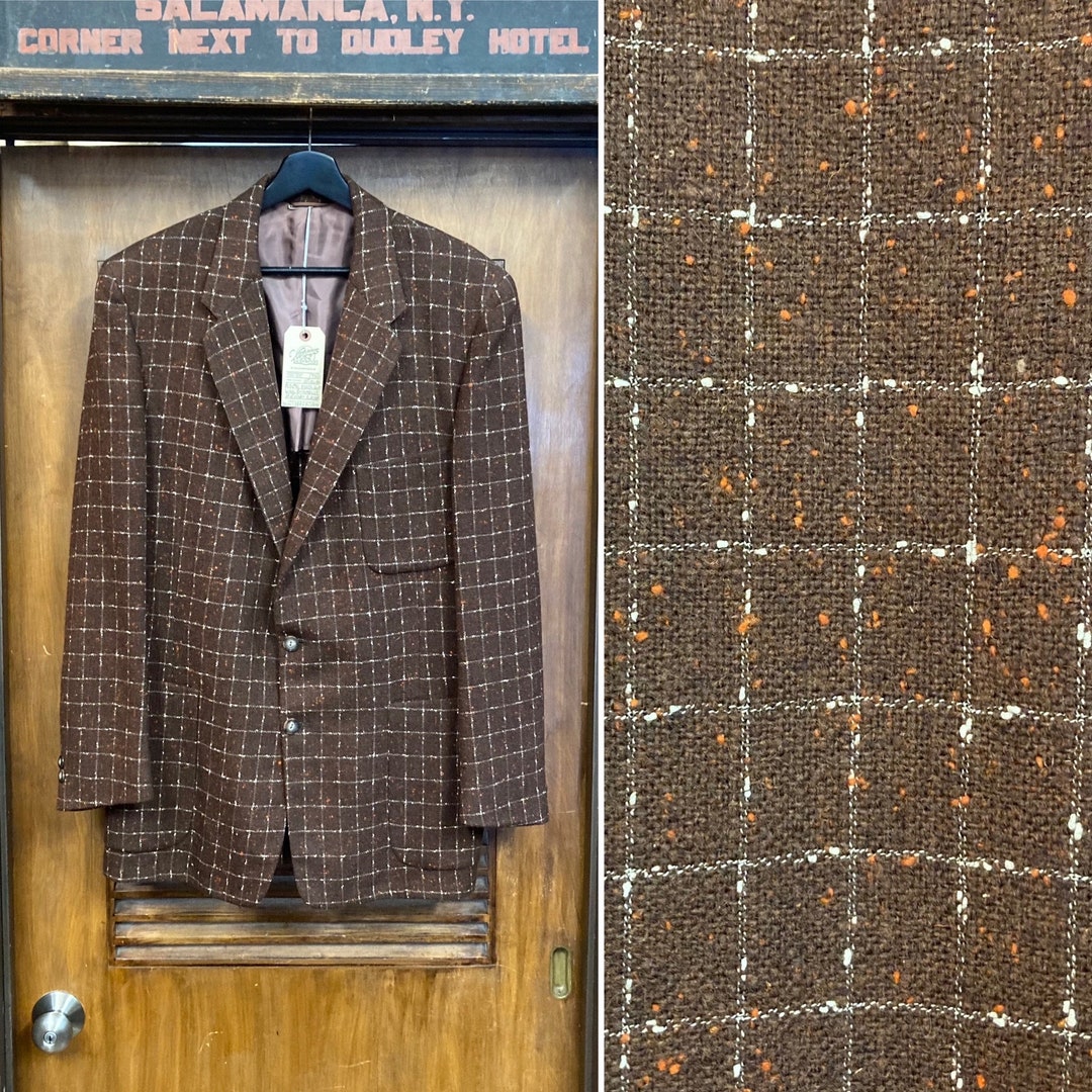 Vintage 1950s Original Atomic Fleck Elvis Wool Rockabilly Sportcoat ...