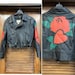 Vintage 1990's Michael Hoban Rose & Heart Leather Jacket - Etsy