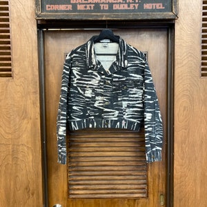 Vintage 1980’s “guess” Zebra Animal Print Denim Cropped New Wave Cotton ...