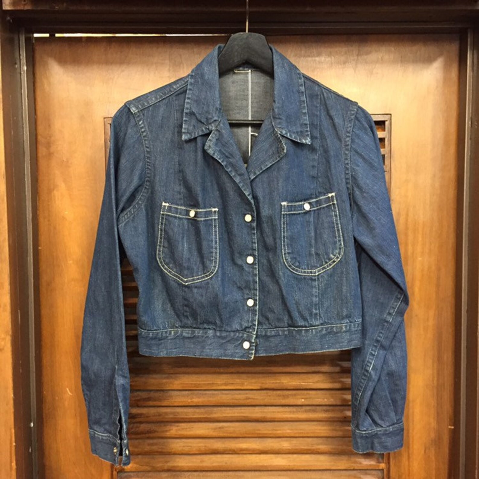 Vintage 1950s Ranch Denim Cropped Length Rockabilly Jacket - Etsy