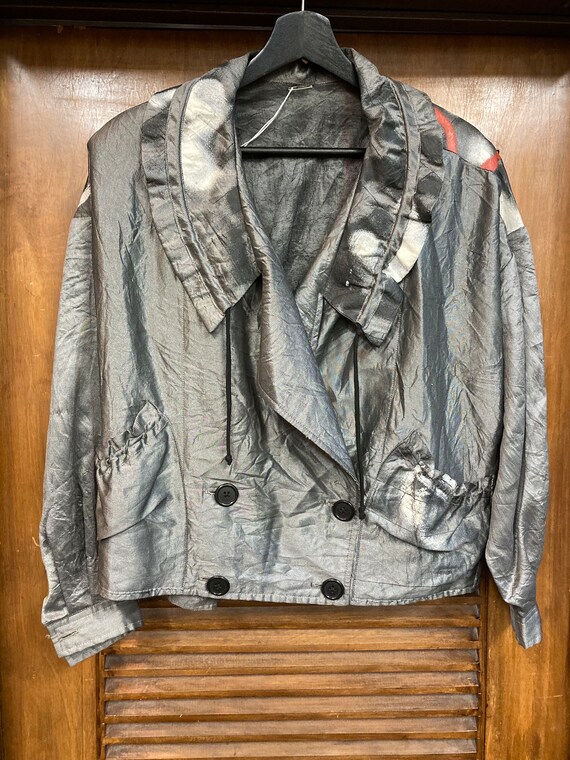 Vintage 1980’s New Wave Punk Graffiti Two Piece Outfi… - Gem