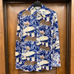 Vintage 1970’s “hukapoo” Star Trek Pop Art Disco Print TV Show Nylon ...