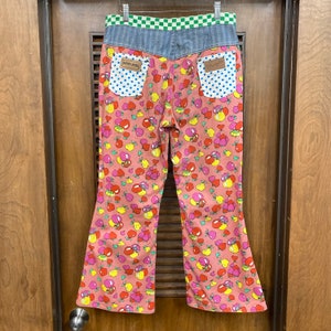 Vintage 1960’s “peter Max” Wrangler Krazy Pop Art Denim Flare Hippie ...