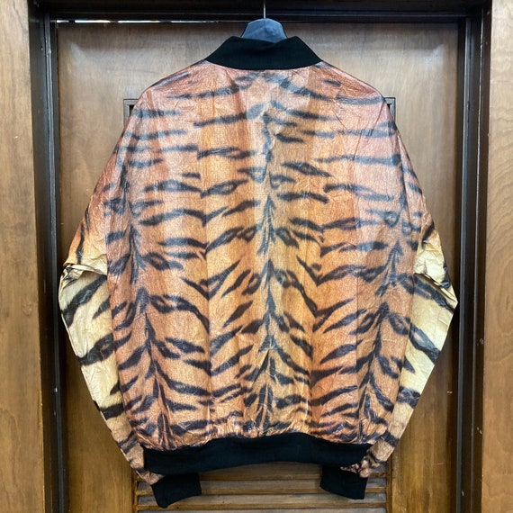 Vintage 1980’s -Deadstock- Tiger Stripe Design Tyvek … - Gem