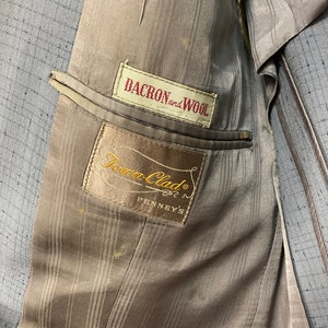 Vintage 1950’s Atomic Fleck Rayon Rockabilly Suit, Sportcoat Jacket ...