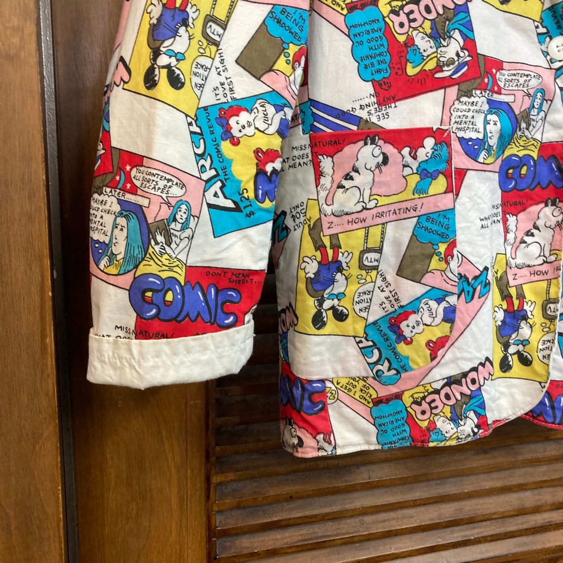 Vintage 1980’s Comic Book Pop Art Cartoon New Wave Blazer Jacket, 80’s ...