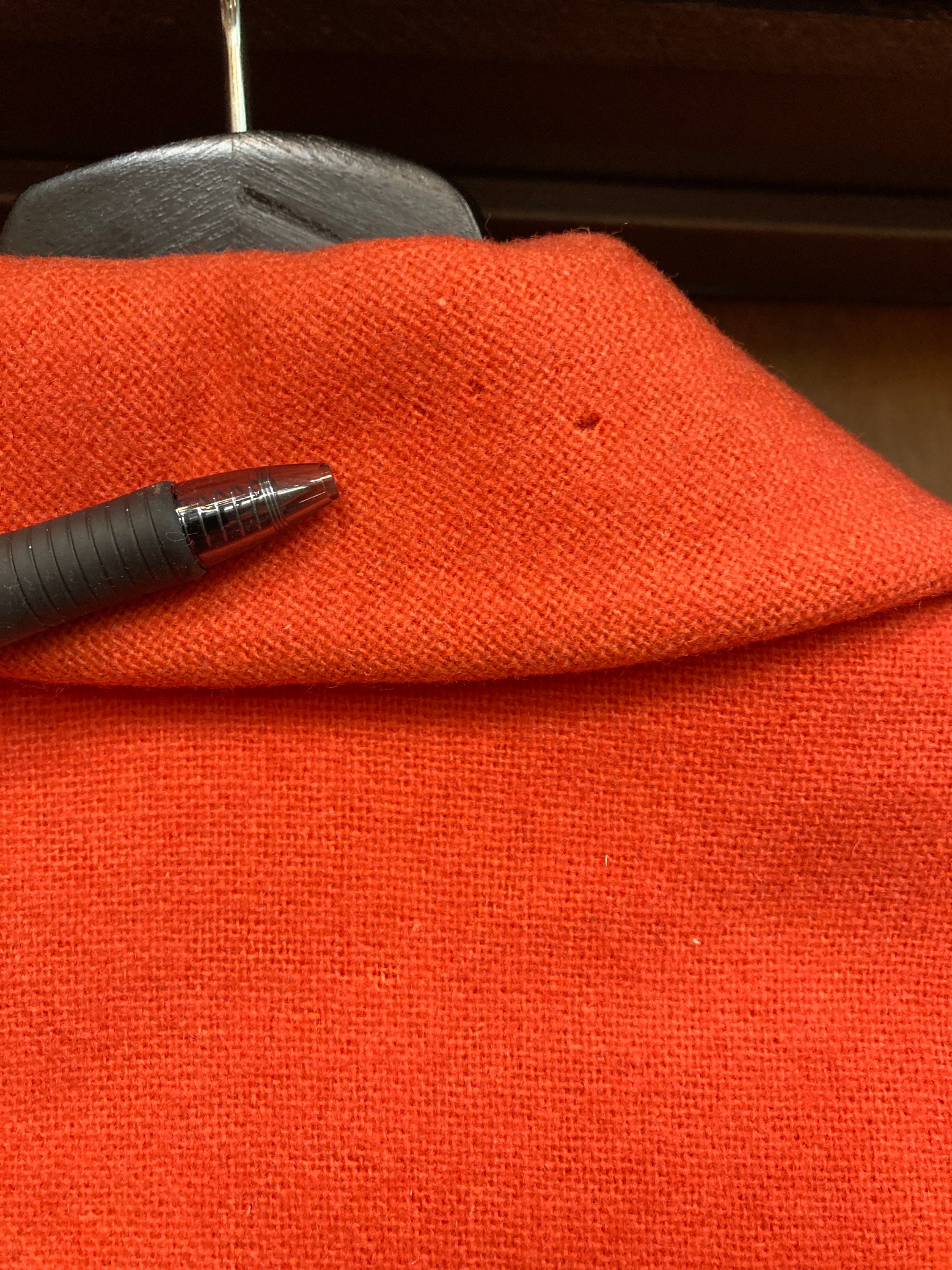 Vintage 1960s Orange Mod Op Art Psychedelic Wool Spy Coat - Etsy