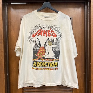 Vintage 1980’s From 1987 “jane’s Addiction” Original Rock Band T-shirt ...