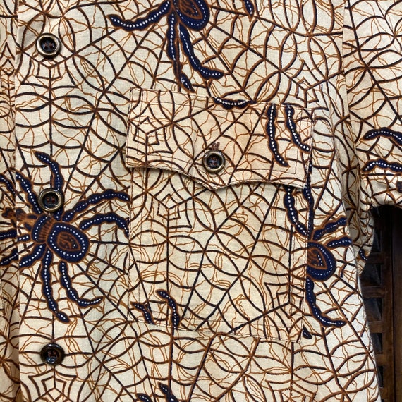 Vintage 1970’s Atomic Spider x Spider Web Pop Art Mod… - Gem