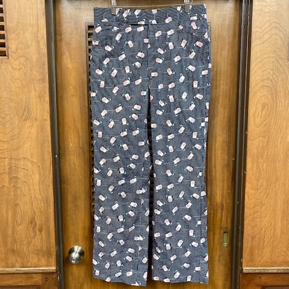 Vintage 1970’s w34 “Izod” Cartoon Cat Design Mod Disc… - Gem