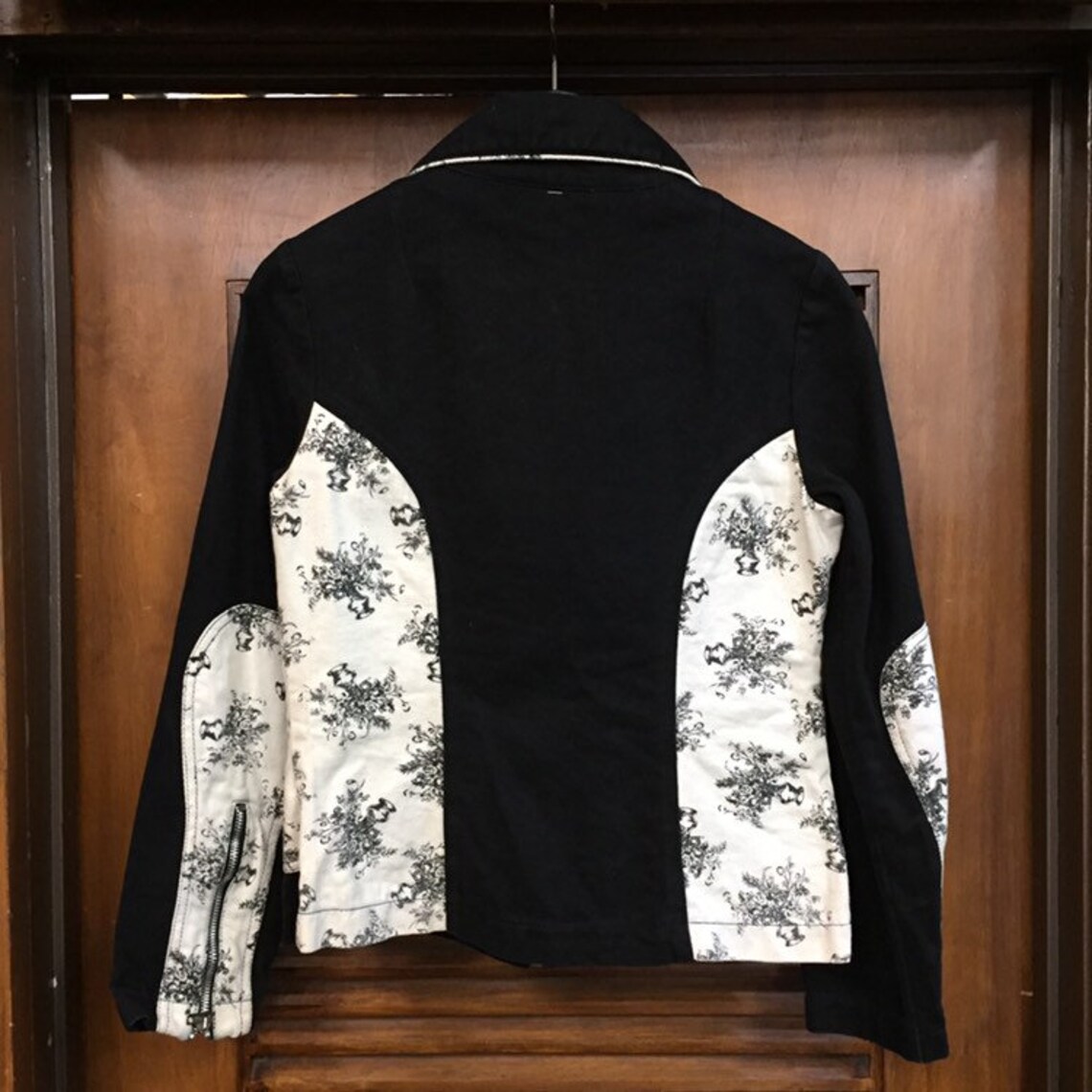 Vintage 1960’s “roncelli” Brand Two-tone Denim Glam Rock Jacket, Fitted ...