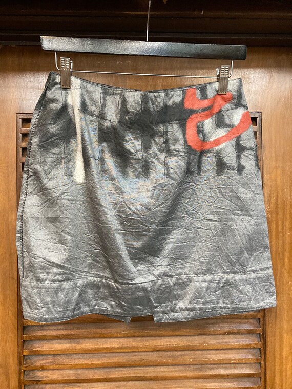 Vintage 1980’s New Wave Punk Graffiti Two Piece Outfi… - Gem