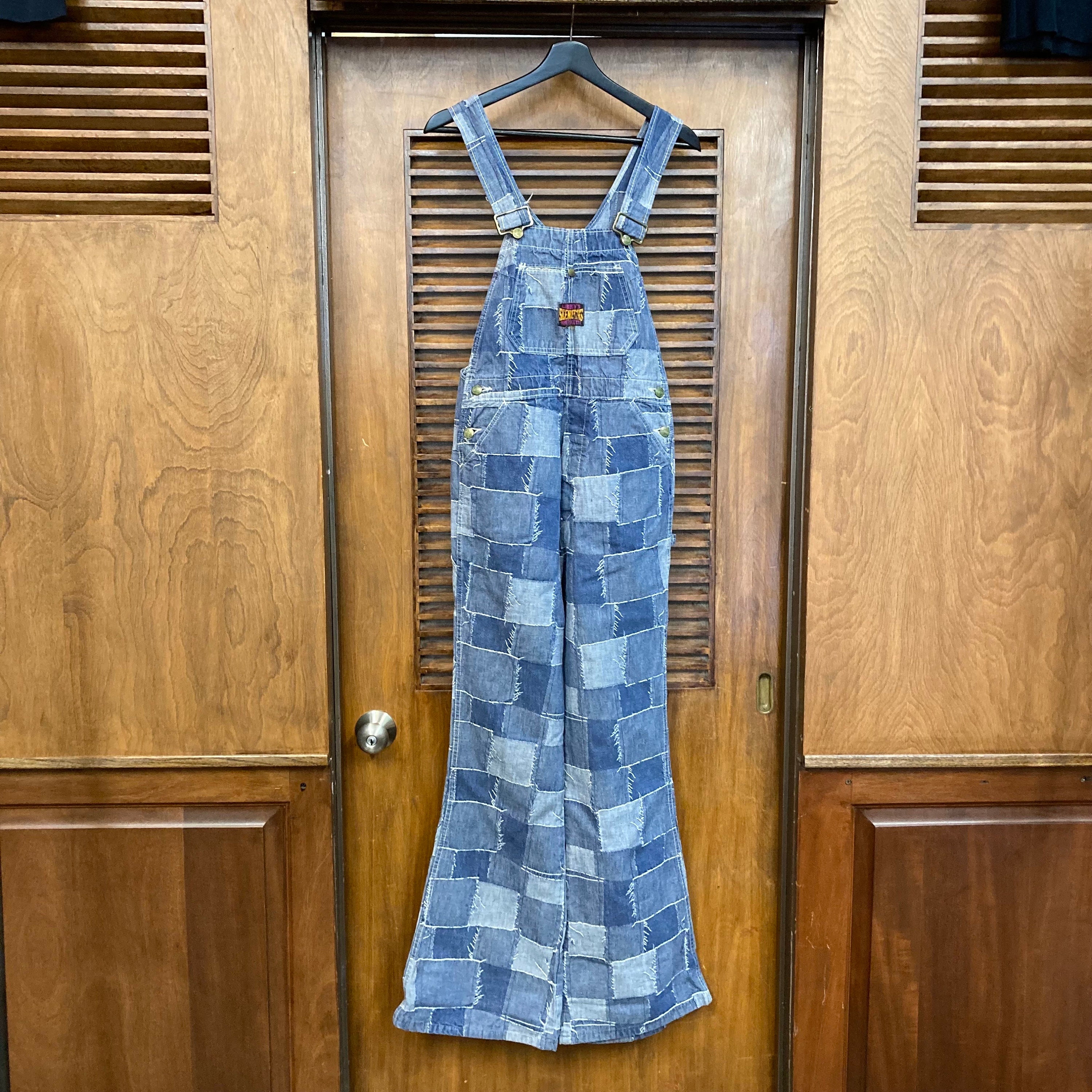 Vintage 1970's W30 “liberty” Denim Flare Patchwork Hippie Vintage 1970's W30 “liberty” Denim Flare Patchwork Hippie