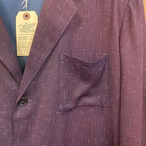 Vintage 1950s Atomic Fleck Gabardine Rayon Hollywood Leisure Rockabilly ...