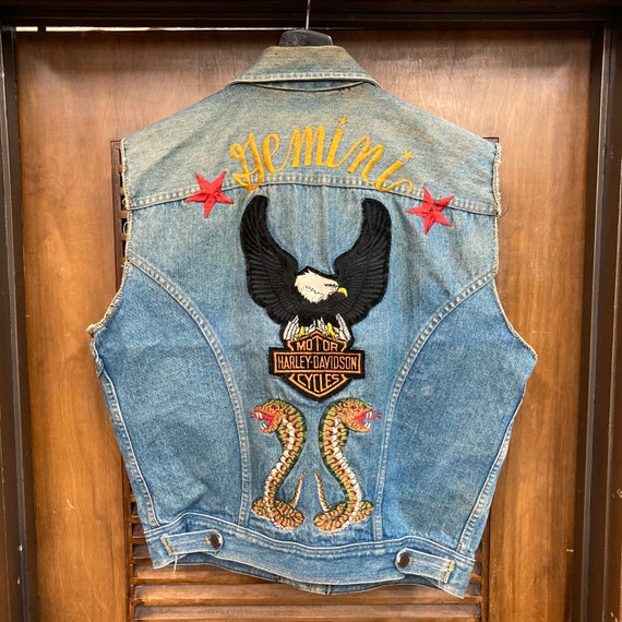 Vintage 1980’s “Dickies” Motorcycle MC Club Snake HD … - Gem