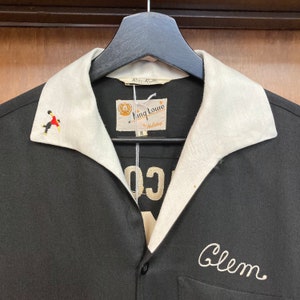 Vintage 1950’s “king Louie” Calico Cat Lounge Jet Black Rayon ...