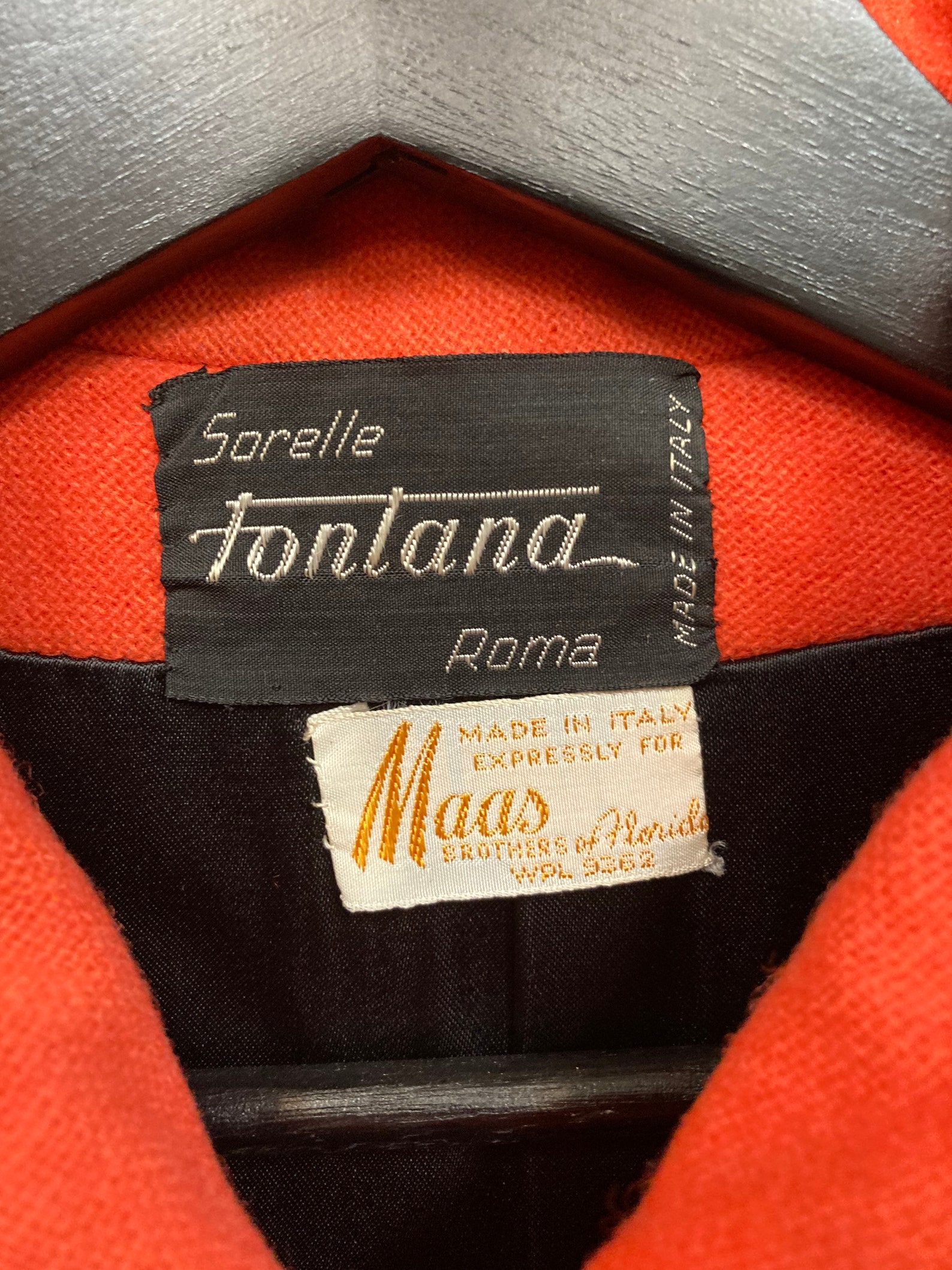 Vintage 1960s Orange Mod Op Art Psychedelic Wool Spy Coat - Etsy