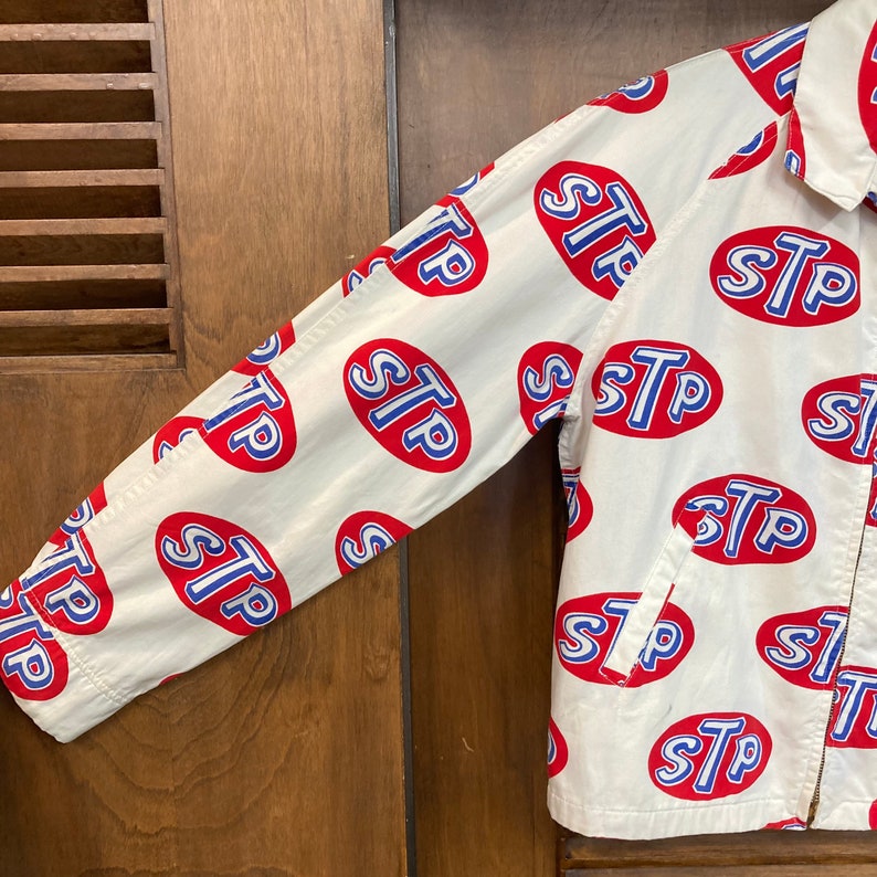 Vintage 1960s STP Hot Rod Drag Race Cotton Windbreaker Pop - Etsy