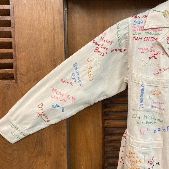 Vintage 1930’s Original Autograph Art Embroidery Deta… - Gem