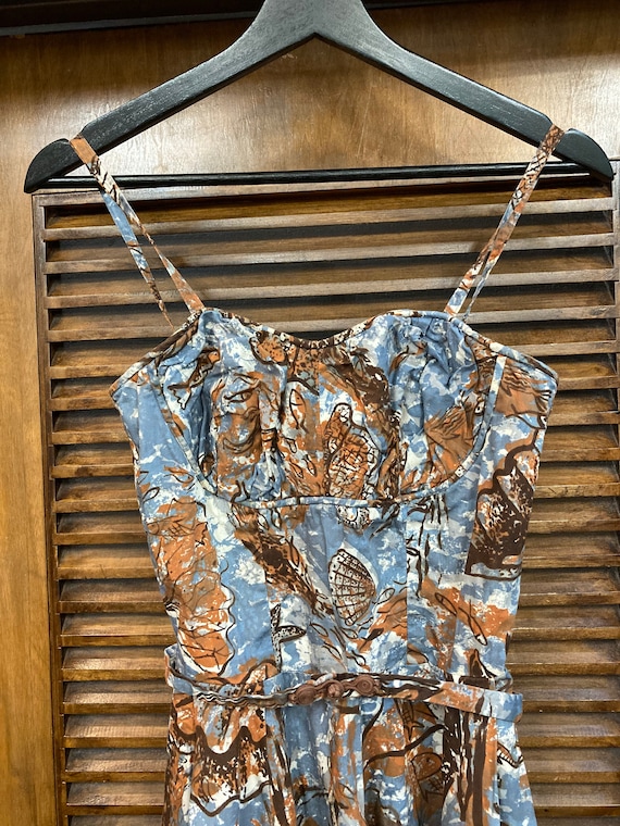 Vintage 1950’s “Nani” Undersea Fish Cotton Hawaiian D… - Gem