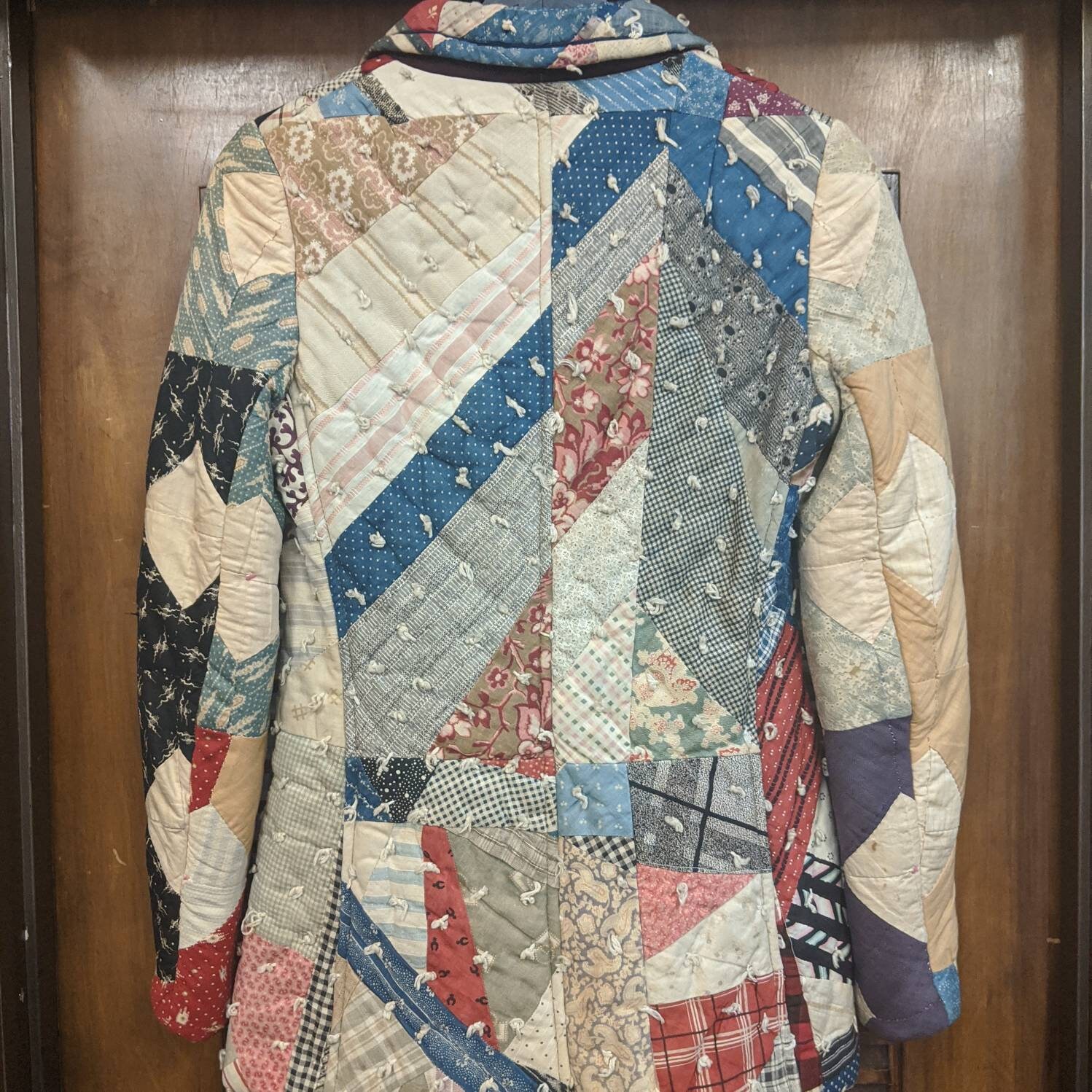 Vintage 1970's Patchwork Blazer Jacket With Calico Elements, Vintage ...